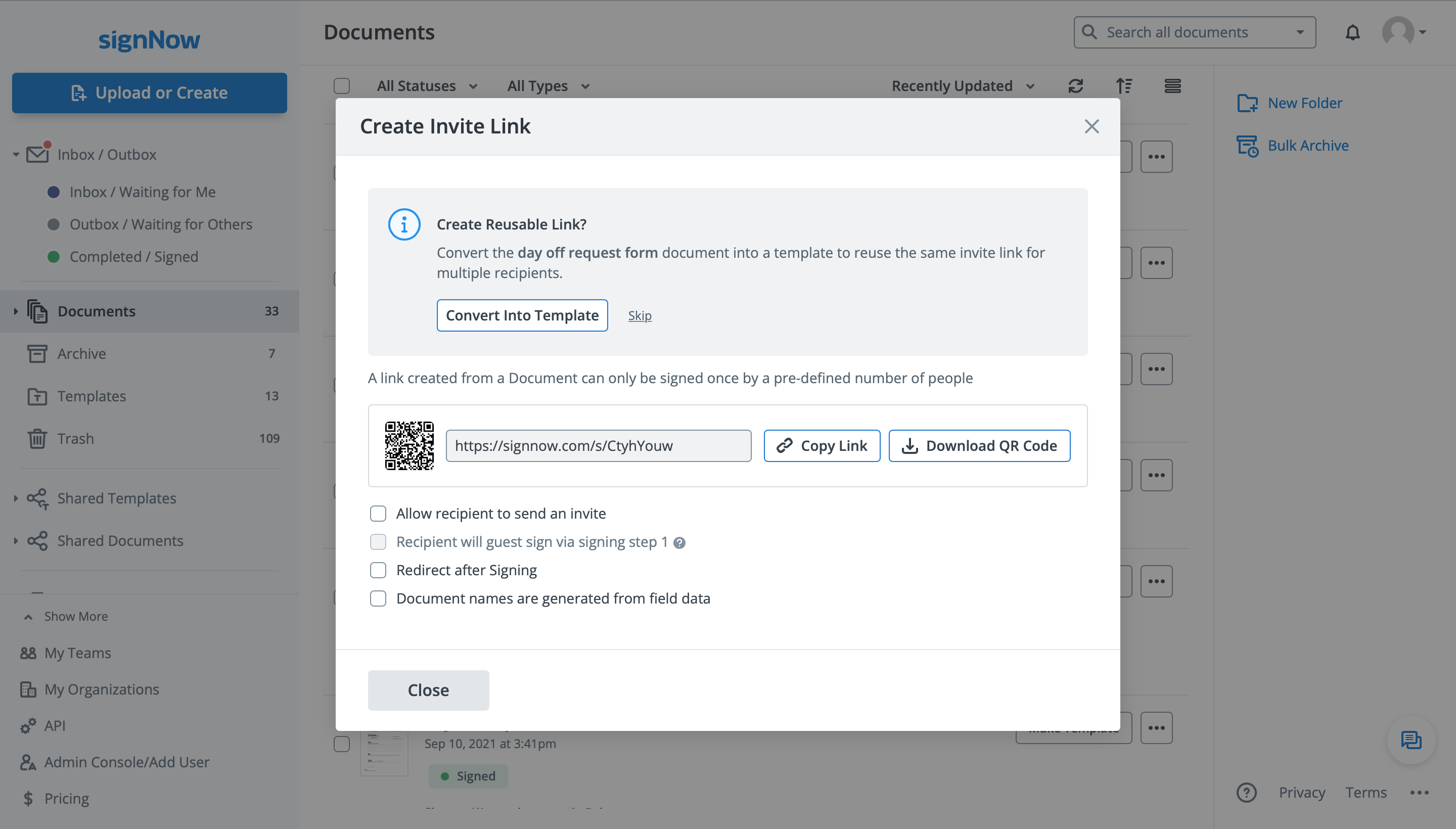 Create signing links to collect eSignatures - signNow Blog
